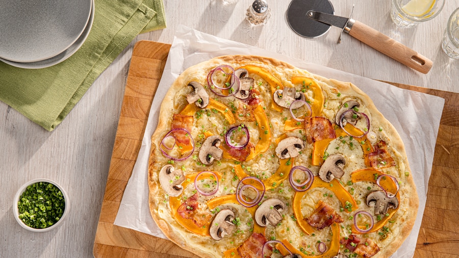 Kürbis Hummus mit Fladenbrot - einfaches Rezept | PENNY.de